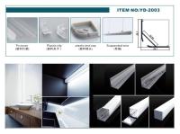 China V Shape Aluminum LED Suspended Profile with 6063 T3-T8 Alloy Anodized Surface and 1-4m Customizable Length for sale