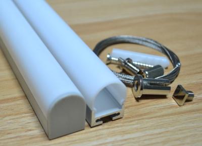 China 6063 T5 Aluminum Alloy Suspended LED Profile with Anodized Surface and Customizable Length for Optimal Heat Dissipation for sale