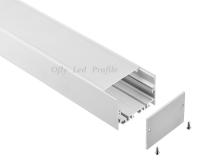 China 6063 T5 Aluminum Alloy Suspended LED Profile with Customizable Length for Optimal Heat Dissipation for sale