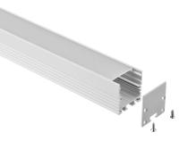 China 6063 T3-T8 Aluminum Alloy Suspended LED Profile 30*30mm with Anodized Surface for LED Light Strip Channel for sale