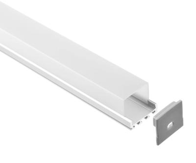 China 6063 T5 Aluminum Alloy Suspended LED Profile with Anodized Surface and Customizable Length for LED Strip Lights for sale