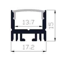 China 6063 T5 Aluminum Alloy Suspended LED Profile with Anodized Surface and Customizable Length for Indoor Lighting for sale