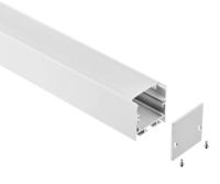 China Suspended LED Profile with 6063 T3-T8 Aluminum Alloy and Anodized Surface for Customizable Length LED Strip Channel for sale