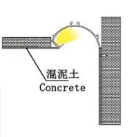 China Trimless Aluminum LED Profile with 6063 T3-T8 Alloy Anodized Surface Finishing and Customized Length for Sky Linear Lighting for sale