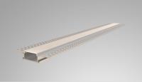 China Trimless Aluminum LED Profile with 6063 T3-T8 Alloy and Anodized Surface for Sky Linear Lighting for sale