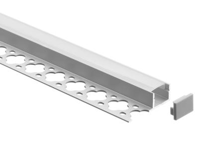 China Trimless 6063 T3-T8 Aluminum Alloy LED Profile with Anodized Surface Finishing for Sky Linear Lighting for sale
