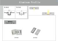 China 6063 T3-T8 Aluminum Alloy Anodized Trimless LED Aluminum Profile with Customized Length for Dry Wall Lighting for sale