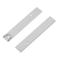 China 6063 T3-T8 Aluminum Alloy LED Aluminum Profile with Anodized Surface Finishing and Customized Length for Plaster LED Channel for sale