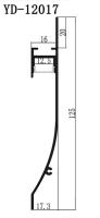 China 6063 T3-T8 Aluminum Alloy LED Aluminum Profile with Anodized Surface Finishing and Customized Length for Plaster LED Channel for sale