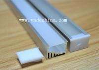 China 6063 T5 Aluminum Alloy Recessed LED Profile with Anodized Surface and Customized Length for sale