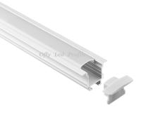 China 6063 T3-T8 Aluminum Alloy Recessed LED Profile with Anodized Finish and Customized Length Options for sale