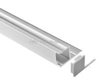 China Customized Length 6063 T5 Aluminum Alloy Recessed LED Profile with Fast Heat Dissipation for sale