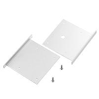 China Recessed LED Profile 6063 T3-T8 Aluminum Alloy 91*76mm Size with Anodized Surface for Ceiling Lighting for sale