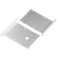 China Recessed LED Profile 6063 T3-T8 Aluminum Alloy 65*76mm Size with Anodized Surface for Ceiling Lighting for sale