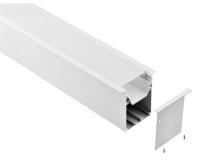 China 6063 T3-T8 Aluminum Alloy Recessed LED Profile with Anodized Surface and Customized Length for Indoor Lighting for sale