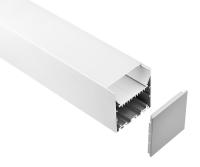 China 6063 T3-T8 Aluminum Alloy Recessed LED Profile Suspended Mounted with Customized Length for LED Strip Housing for sale