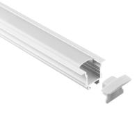China 6063 T3-T8 Aluminium Alloy LED Aluminum Profile with Anodized Surface and Customized Length for Recessed Mounted Lighting for sale