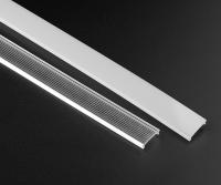 China Flexible 6063 T3-T8 Aluminum Alloy Recessed LED Profile with Anodized Surface and Customized Length for Indoor Lighting for sale