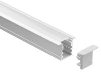 China 6063 T3-T8 Aluminium Alloy Recessed LED Profile with Anodized Surface and Customized Length for Soft Lighting for sale