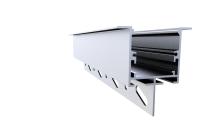 China 6063 T3-T8 Aluminum Alloy Recessed LED Profile with Anodized Surface and Customized Length Options for sale