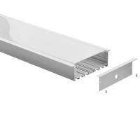 China 117*35mm Size Recessed LED Profile in 6063 T3-T8 Aluminum Alloy for Recessed Mounted Ceiling Lighting for sale