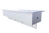 China 6063 T3-T8 Aluminum Alloy Recessed LED Profile 65*55mm Size with Anodized Surface for Ceiling Lighting for sale