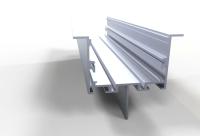 China 6063 T3-T8 Aluminum Alloy Recessed LED Profile 65*55mm Size with Anodized Surface for Ceiling Lighting for sale