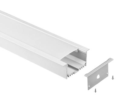 China 6063 T3-T8 Aluminum Alloy Recessed LED Profile 70*32mm for Ceiling Lighting with Recessed Mounted Installation for sale