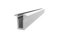 China 6063 T3-T8 Aluminum Alloy Recessed LED Profile with Anodized Surface and Customized Length for Ambient Light for sale