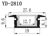 China Recessed LED Profile with 6063 T3-T8 Aluminium Alloy Anodized Surface and Customized Length for Bathroom Lighting for sale