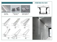 China 6063 T3-T8 Aluminium Alloy Recessed LED Profile with Anodized Surface and Customized Length for LED Strip Housing for sale