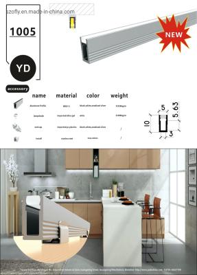 China 6063 T3-T8 Aluminum Alloy Surface Mounted LED Profile with Anodized Finish and Customized Length Options for sale