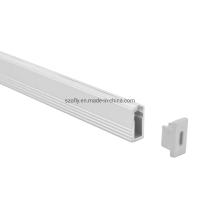 China 6063 T3-T8 Aluminum Alloy Surface Mounted LED Profile with Anodized Finish and Customized Length Options for sale