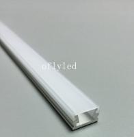 China Super Slim 6063 T3-T8 Aluminum Alloy Anodized LED Profile for Surface Mounted Lighting for sale