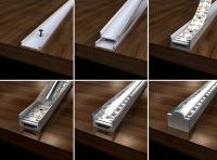 China OEM 6063 T5 Aluminum Extrusion Profile for LED Strip Light with Customized Length and Heat Dissipation for sale