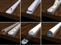 China OEM 6063 T5 Aluminum Extrusion Profile for LED Strip Light with Customized Length and Heat Dissipation for sale