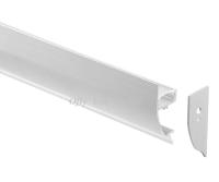 China 6063 T3-T8 Aluminum Alloy Surface Mounted LED Profile with Anodized Finish and Customized Length Options for sale