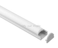China 6063 T3-T8 Aluminium Alloy Anodized Finish LED Aluminium Profile for Strip Light with Customized Length Available for sale