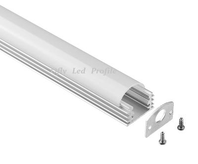 China 18x14.9mm Surface Mounted LED Aluminum Profile with 6063 T3-T8 Alloy and Anodized Finish for Custom Length LED Strip Light for sale