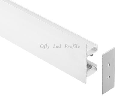 China Double-Side Lighting LED Aluminium Profile with 6063 T3-T8 Aluminium Alloy and Anodized Finish for sale