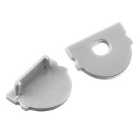 China 6063 T5 Aluminum Alloy Surface Mounted LED Profile with Anodized Surface for Cabinet Lighting 17.3*13.4mm for sale