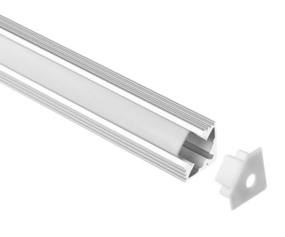 China 6063 T5 Aluminum Alloy 19*19mm Anodized Surface Mounted LED Profile for Lighting Decoration for sale