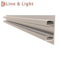 China Two Sides Lighting Surface Mounted LED Profile with 6063 T3-T8 Aluminum Alloy Anodized Finish and Customized Length for sale