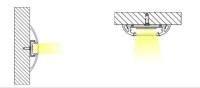 China 6063 T3-T8 Aluminum Alloy LED Profile with 39.1*8.8mm Specification and Anodized Finish for Surface Mounted LED Channel for sale