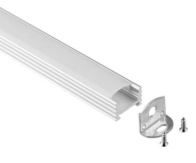China 17*12mm Slim Surface Mounted LED Profile with 6063 T3-T8 Aluminum Alloy and Anodized Finish for sale