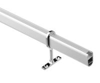 China 6063 T3-T8 Aluminum Alloy Surface Mounted LED Profile with Anodized Finish and Customized Length for Wardrobe Lighting for sale