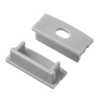 China 6063 T3-T8 Aluminum Alloy Surface Mounted LED Profile with Anodized Finish and Customized Length for Shopwindow & Cabinet for sale