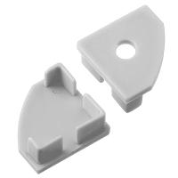 China 6063 T3-T8 Aluminum Alloy LED Profile 18.1mm*18.1mm Surface Mounted LED Channel for Strip Lighting for sale