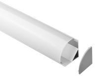 China 6063 T3-T8 Aluminum Alloy 30mm*30mm Anodized Finish Surface Mounted LED Aluminum Profile for Cabinet Decoration for sale