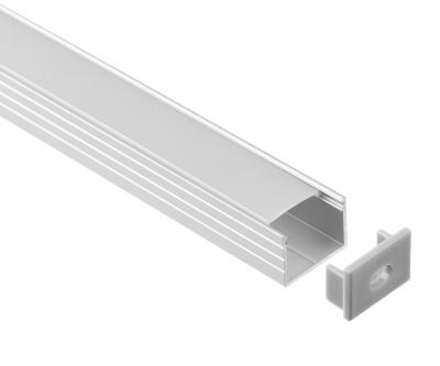 China High Quality 6063 T3-T8 Aluminum Alloy LED Aluminum Profile with Anodized Finish and Customized Length Options for sale